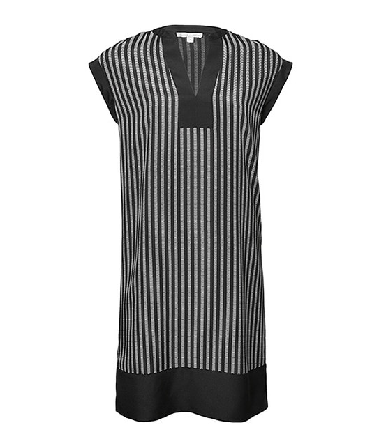Chevron Stripe Monochrome Dress | Target Australia