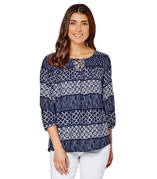 Lace Trim Peasant Top | Target Australia