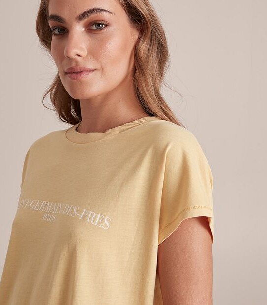 Addison Garment Dyed Printed T-Shirt | Target Australia
