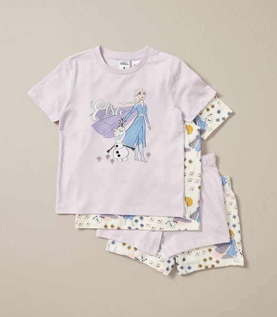 2 Pack Disney Frozen Cotton Pyjama Sets | Target Australia