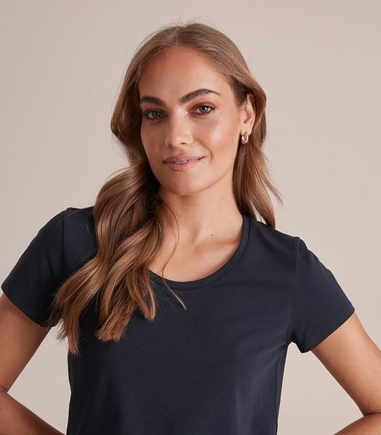 Organic Cotton Crew Neck T Shirt Target Australia