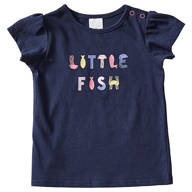Baby Short Sleeve Little Fish T-Shirt | Target Australia