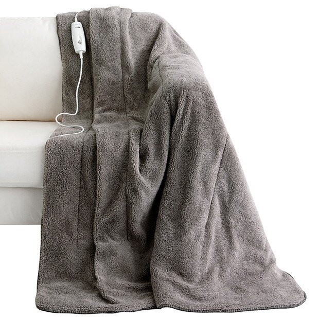 Safe Sound Heated Throw Grey Target Australia Safe Sound Heated Throw Grey Target Australia
