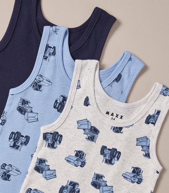 3 Pack Maxx Vests | Target Australia