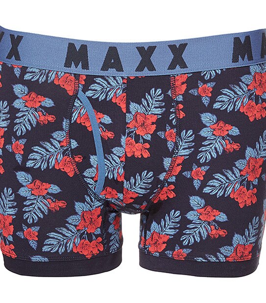 Men's Maxx Single Fly Front Trunk - Floral Navy | Target Australia