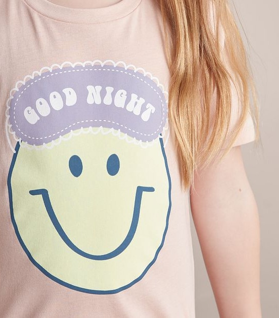 Kids Family Matching Happy Face Cotton Pyjama Set | Target Australia