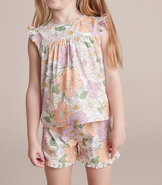 Floral Cotton Pyjama Set Target Australia