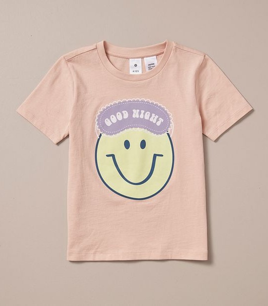 Kids Family Matching Happy Face Cotton Pyjama Set | Target Australia