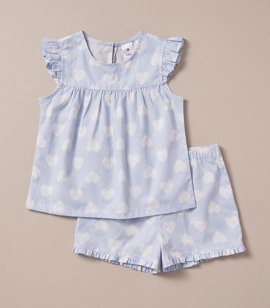 Heart Cotton Pyjama Set Target Australia