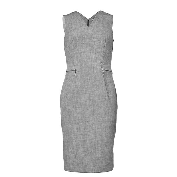 Crosshatch Sheath Dress - Grey | Target Australia