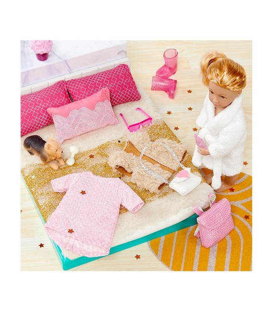 Lori Loris Loft Dollhouse And Furniture And 15cm Doll Target Australia