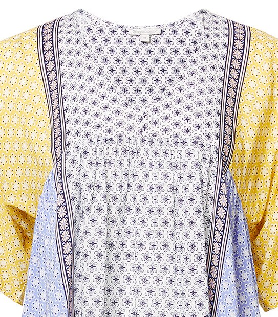 Peasant Border Print Top | Target Australia