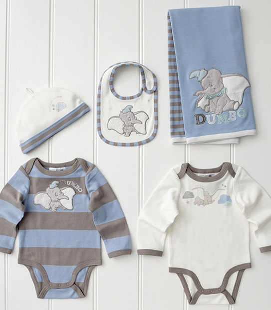 Disney's Dumbo 5 Piece Layette Set - Blue | Target Australia