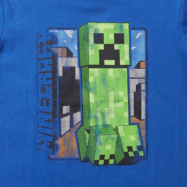Minecraft Short Sleeve Creeper T-Shirt | Target Australia