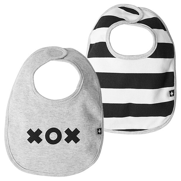 Pack of 2 Toddler Bibs - Monochrome | Target Australia