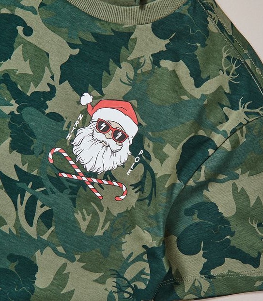 Christmas Camouflage T-shirt | Target Australia