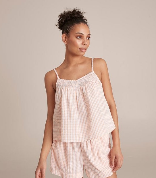 Lily Loves Strappy Check Cami | Target Australia