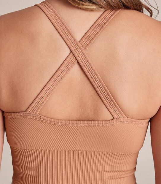 Active Longline Ribbed Crop Top; Style: AN218301 | Target Australia