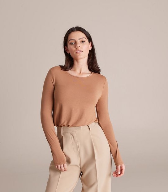 Preview Wide Crew Neck Top | Target Australia