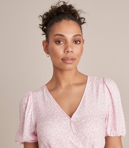 Lily Loves Wrap Front Mini Dress | Target Australia