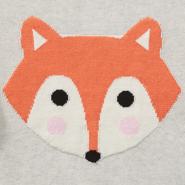 Intarsia Fox Knit Jumper | Target Australia