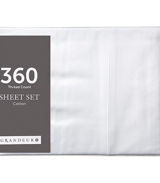 360 Thread Count Sheet Set - White | Target Australia