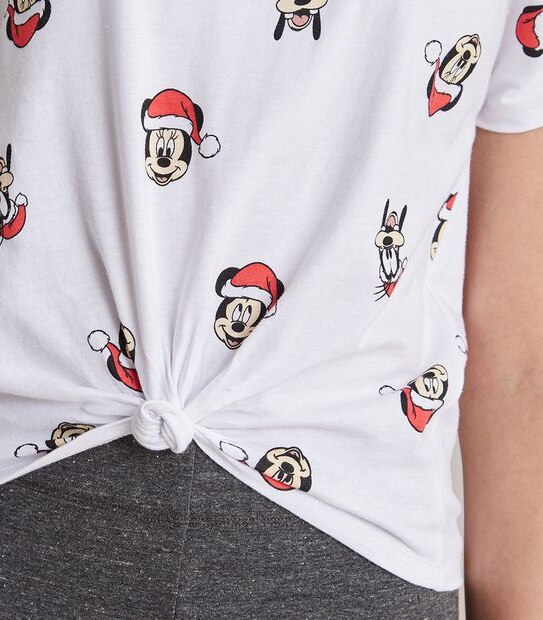 Disney Christmas Knot Front T-shirt | Target Australia