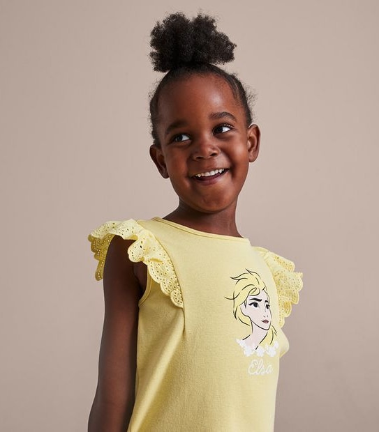 Disney Frozen Broderie Tank | Target Australia