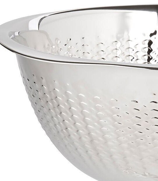Stainless Steel Mirror-Finish Hammered Mixing Bowl | Target Australia