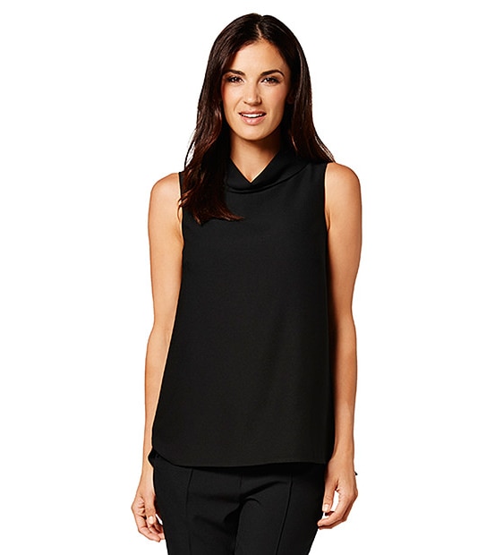 Sleeveless High Neck Top - Black | Target Australia