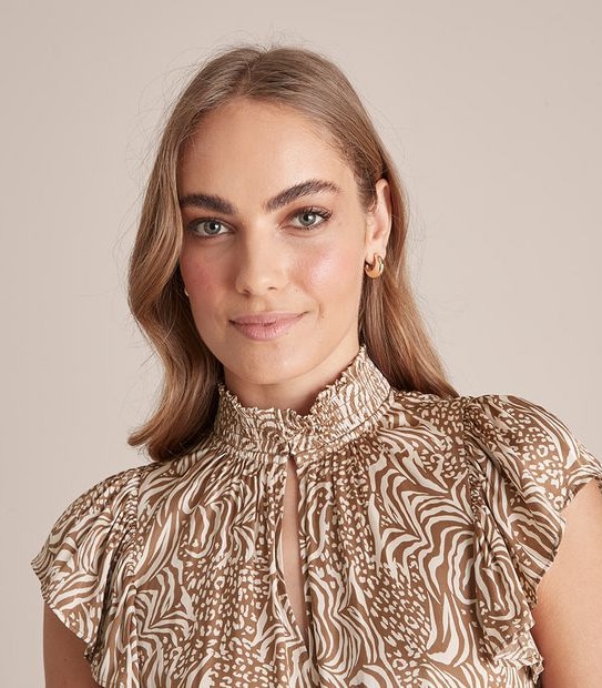 Preview Flutter Sleeve Blouse | Target Australia