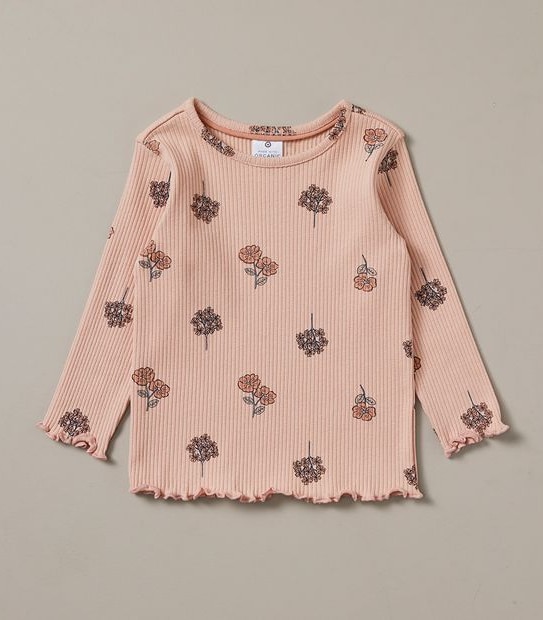 Baby Organic Cotton Rib Top | Target Australia