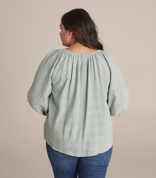 Curve Textured Blouse | Target Australia