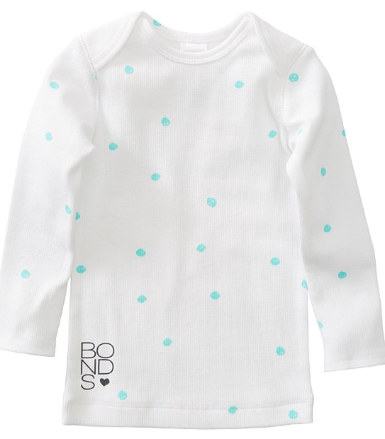 Bonds Ribbies Long Sleeve Top - White | Target Australia