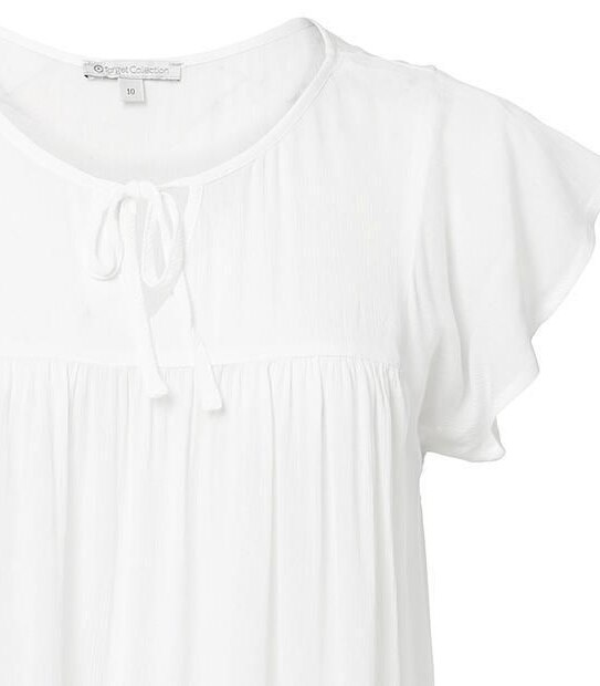 Ruffle Sleeve Peasant Top | Target Australia