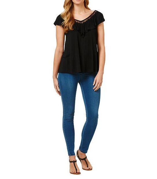 Frill Lace Top | Target Australia