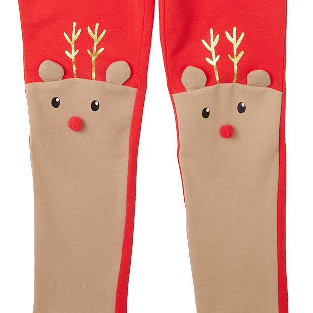 Full Length Reindeer Leggings | Target Australia