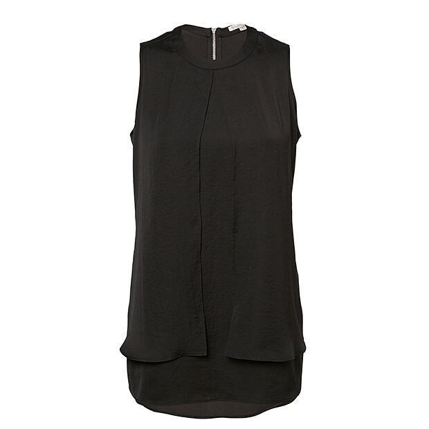 Hammered Satin Drape Front Top | Target Australia