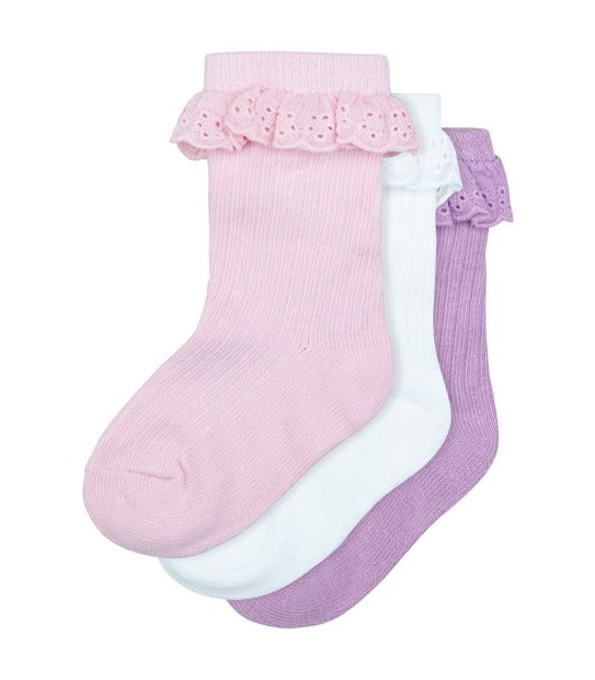 3 Pack Baby Party Crew Socks | Target Australia