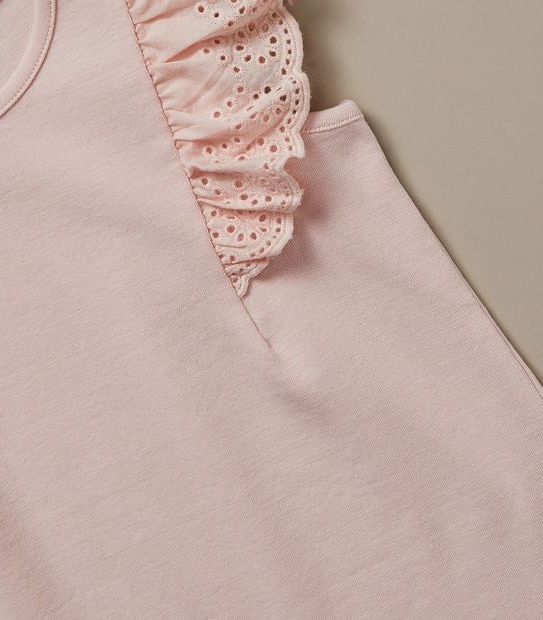 Frill Embroidered Tank | Target Australia