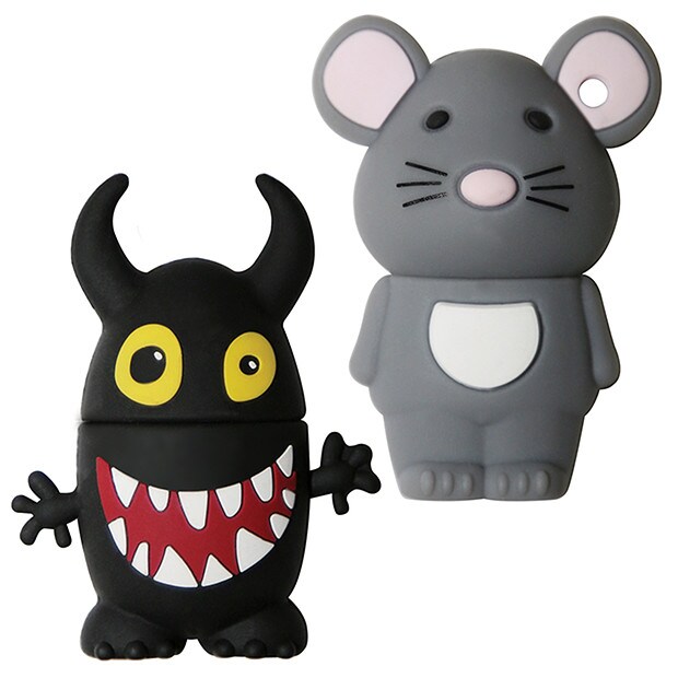 Novelty 2 Pack 8GB USB Bundle - Monster + Mouse | Target Australia