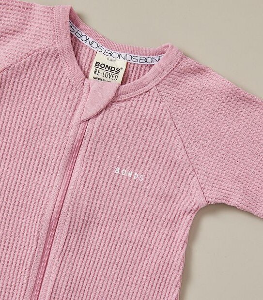 Bonds Baby Waffle Wondersuit - Pink | Target Australia