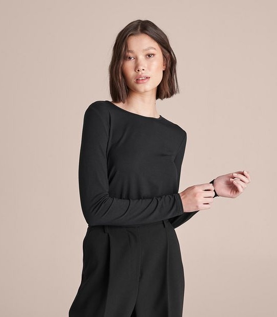 Preview Wide Crew Neck Top | Target Australia