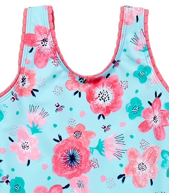 Girls' 1 Piece Floral Bathers | Target Australia