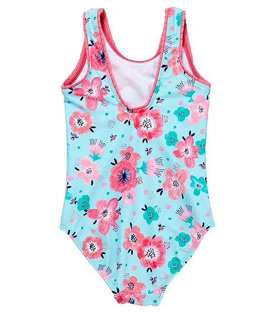 Girls' 1 Piece Floral Bathers | Target Australia