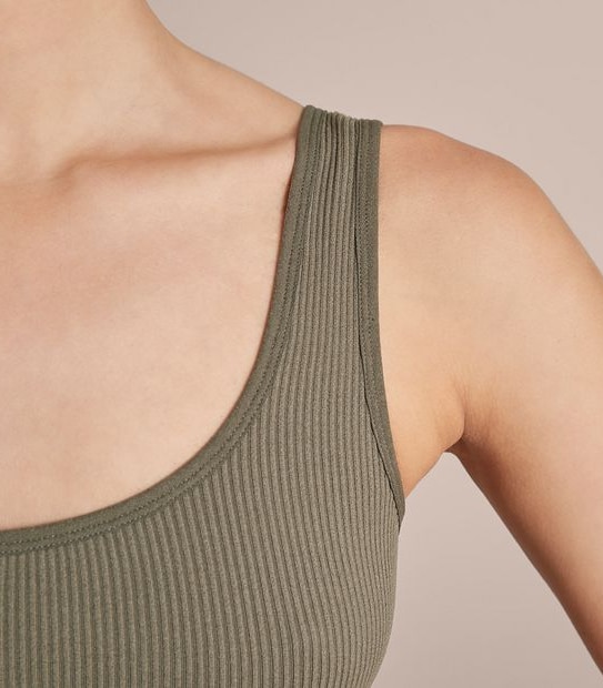 Bonds Retro Ribbed Scoop Crop Bra; Style: WT44T | Target Australia