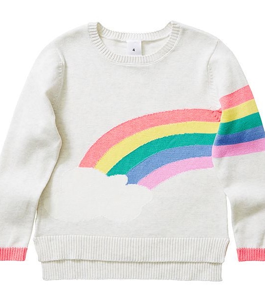 Rainbow Knit Jumper | Target Australia