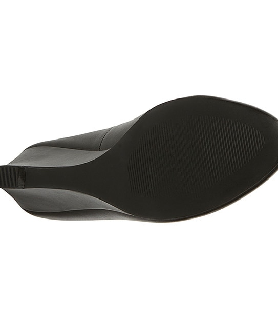 Vision Leather Wedges - Black | Target Australia