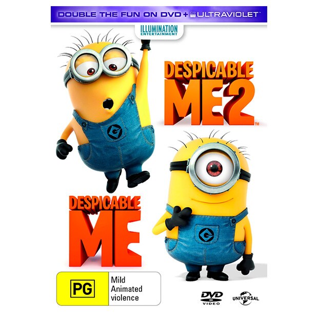 Despicable Me + Despicable Me 2 Combo - DVD + Ultraviolet | Target ...