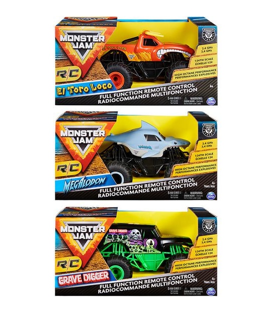 Monster Jam RC 1:24 Scale Vehicle - Assorted* | Target Australia